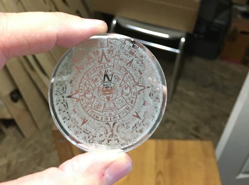 Engraving a Mirror | Sol Diego Laser @ Colab